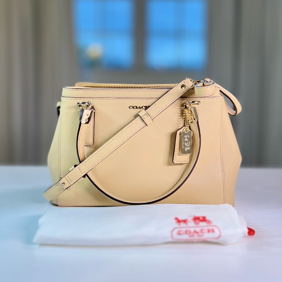 Coach | Bags | Coach Mini Christie Crossbody Carryall Light Tan | Poshmark